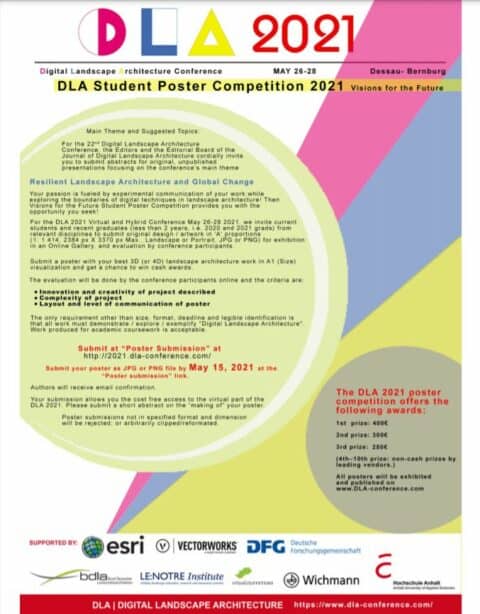 Digital Landscape Architecture Conference DLA 2021 - RhinoLands