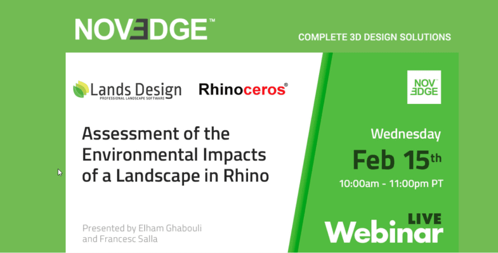 Webinar: Assessment of the environmental impacts of a landscape ...