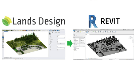 Why Lands Design is a good landscape complement for Revit - RhinoLands
