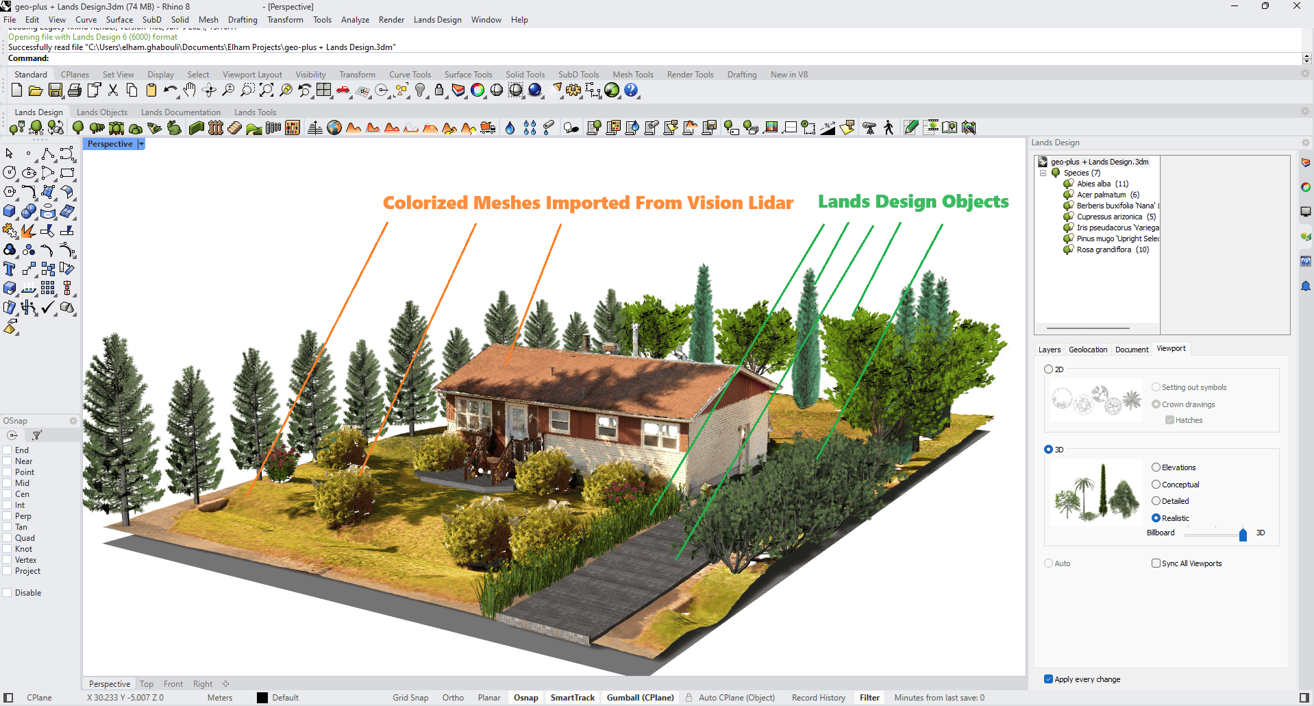 Revolutionizing Landscape Architecture With Seamless Lidar Integration Rhinolands