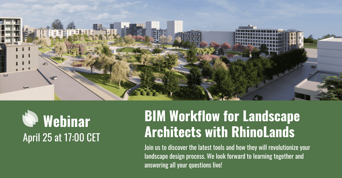Landscape design advanced solution - RhinoLands