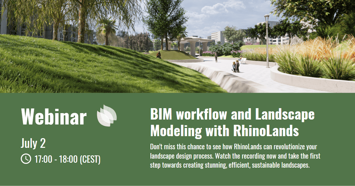 Landscape design advanced solution - RhinoLands