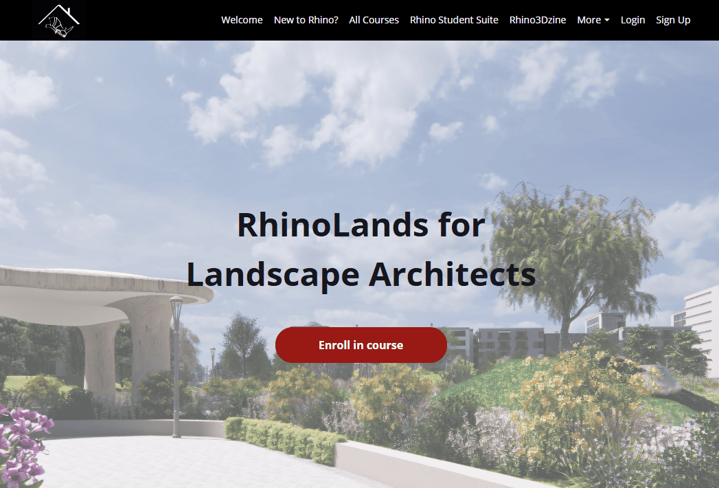 Landscape design advanced solution - RhinoLands